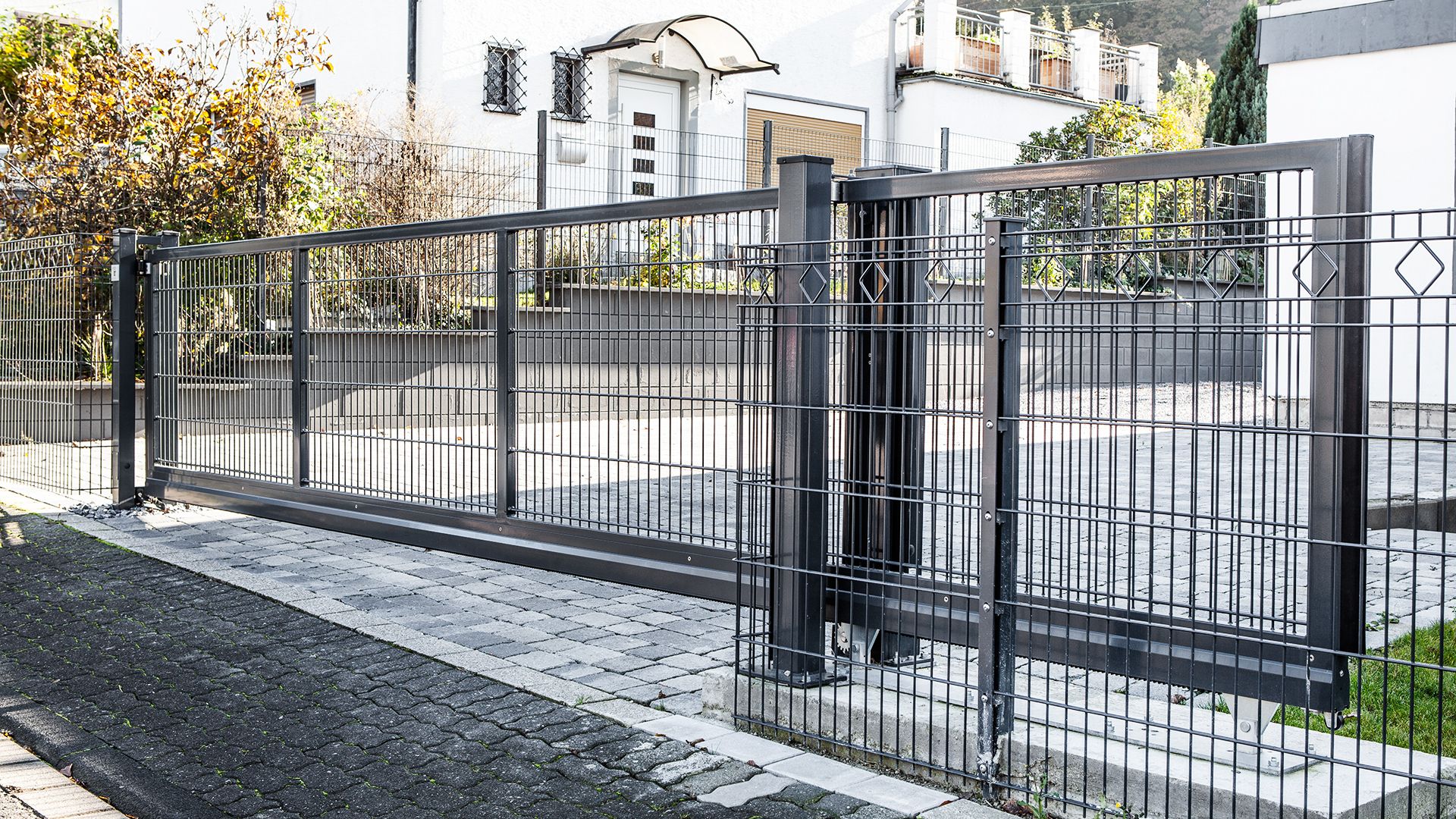 VIDUAL line 100 Zaunpakete mit 90/90 Pfosten | 1,88 m | zum ...